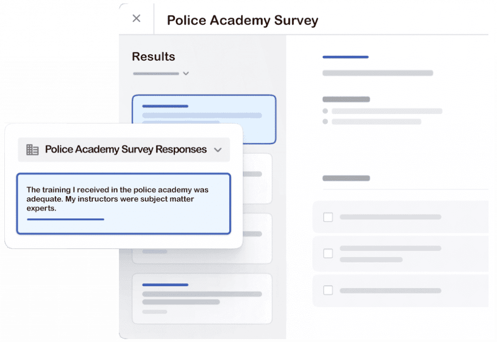Police Academy Surveys - Officer Survey