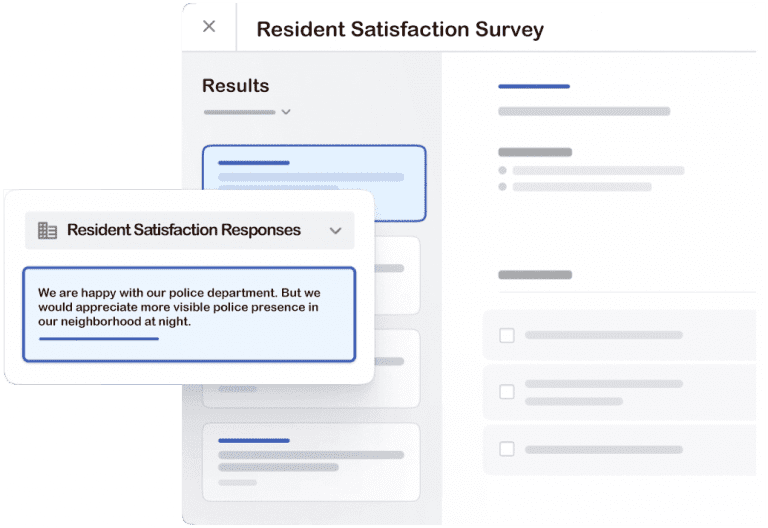 Resident Satisfaction Survey - Officer Survey